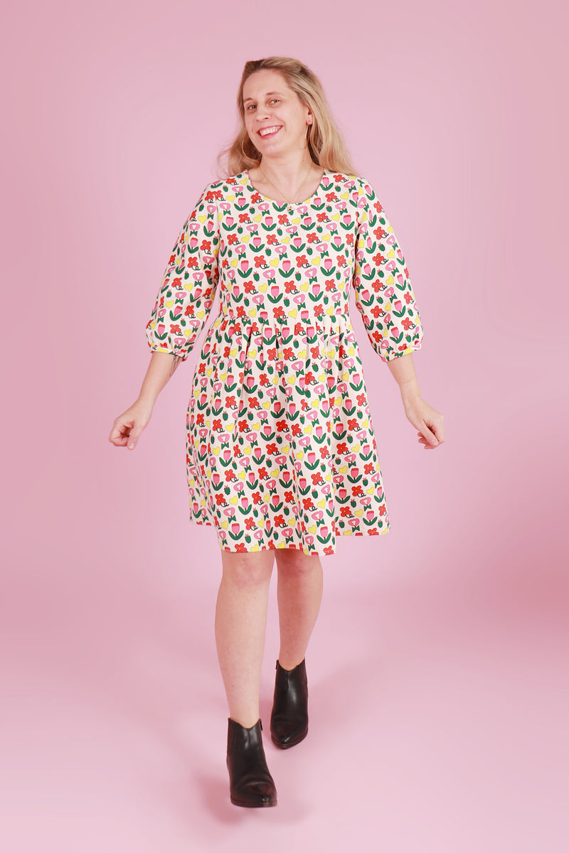 Made590 Edie Winter Dress Gardens of Holland – made590