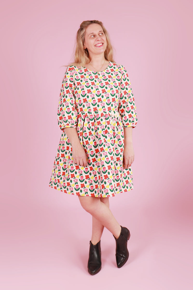 Made590 Edie Winter Dress Gardens of Holland – made590