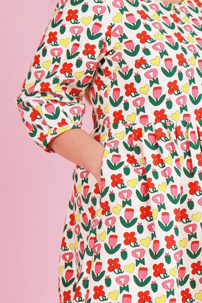Made590 Edie Winter Dress Gardens of Holland – made590