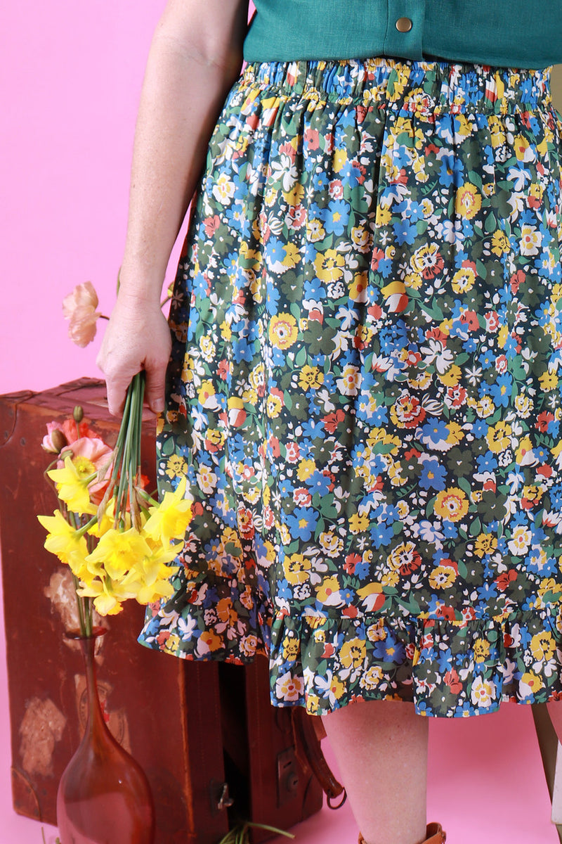 Made590 Vera Skirt in Gloria Lomo print by Liberty of London – made590
