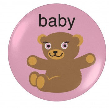 Baby Bear Pink Plate – made590